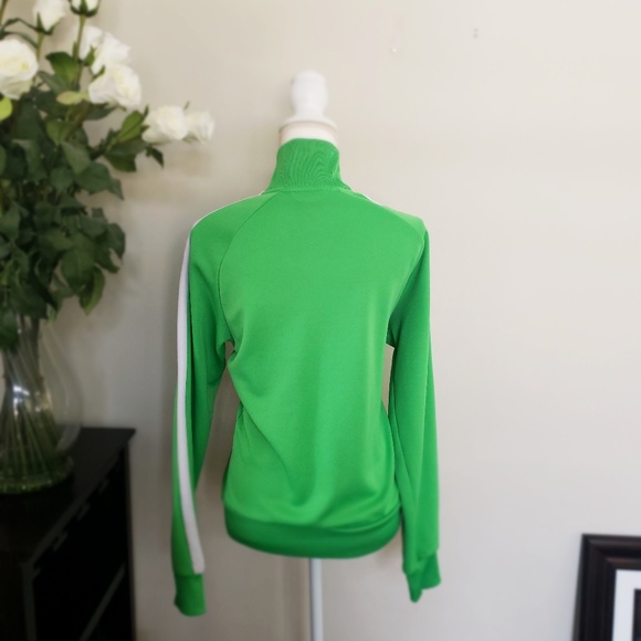Puma | Jackets & Coats | Vintage Puma Lime Green Zip Front Track Jacket ...